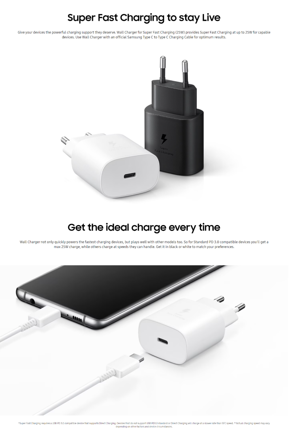 Samsung 2 Pin 25W PD Adapter (Type C) – Imran Mobile